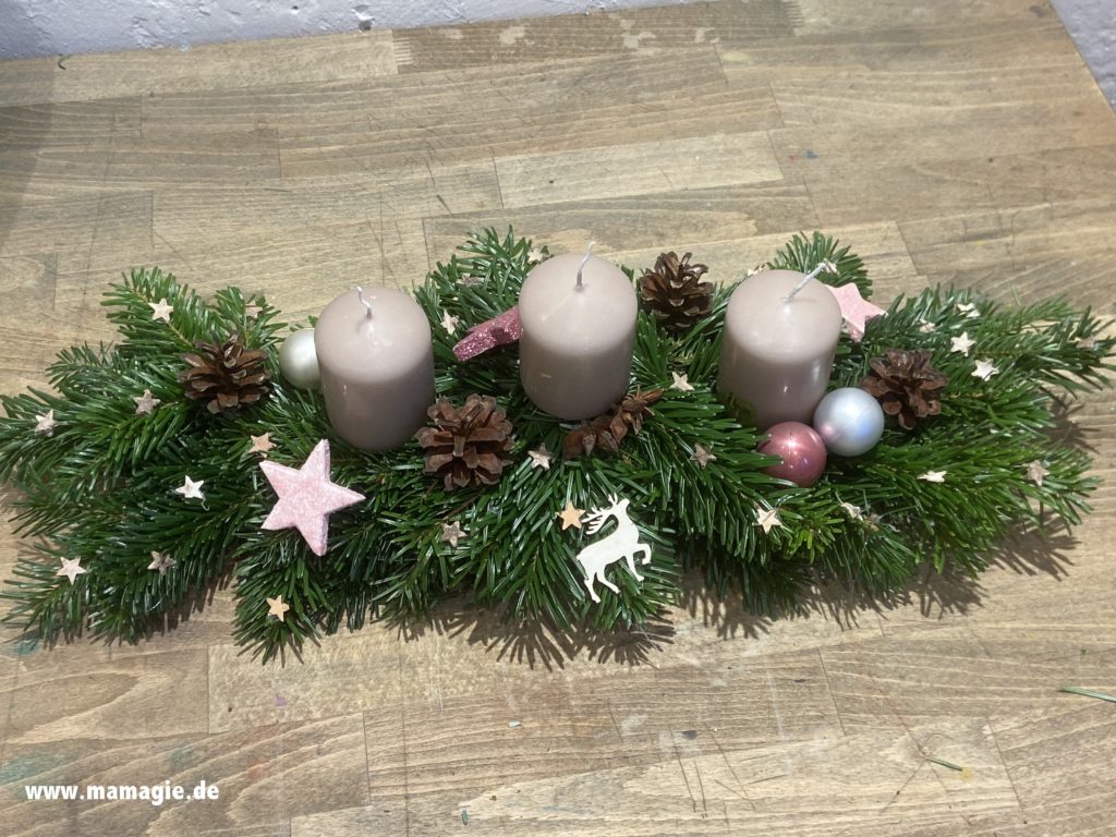 Adventsgesteck Selber Machen