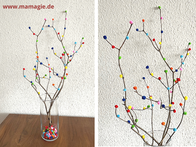 Tischdeko für Fasching