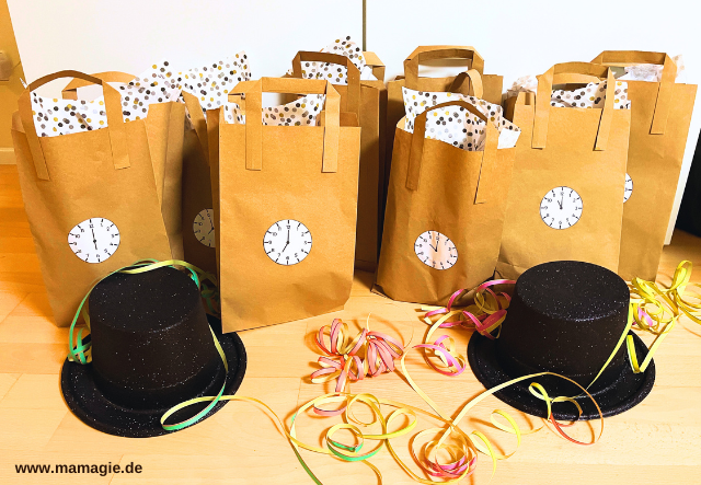 Silvester mit Kindern: Countdown-Tüten